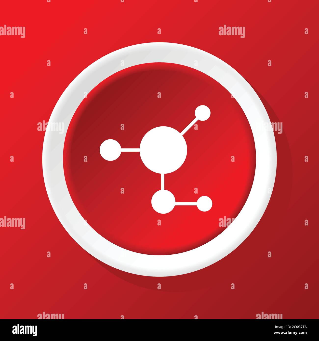 Red molecule structure hi-res stock photography and images - Alamy
