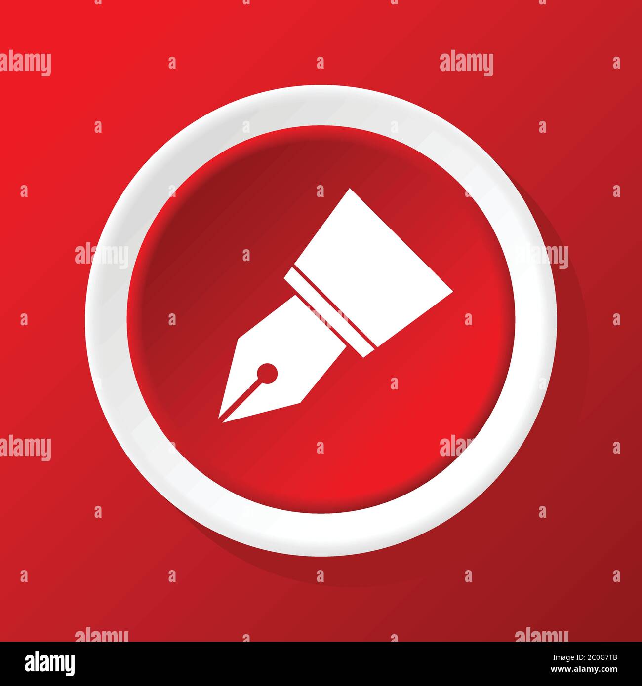Pen nib icon hi-res stock photography and images - Alamy