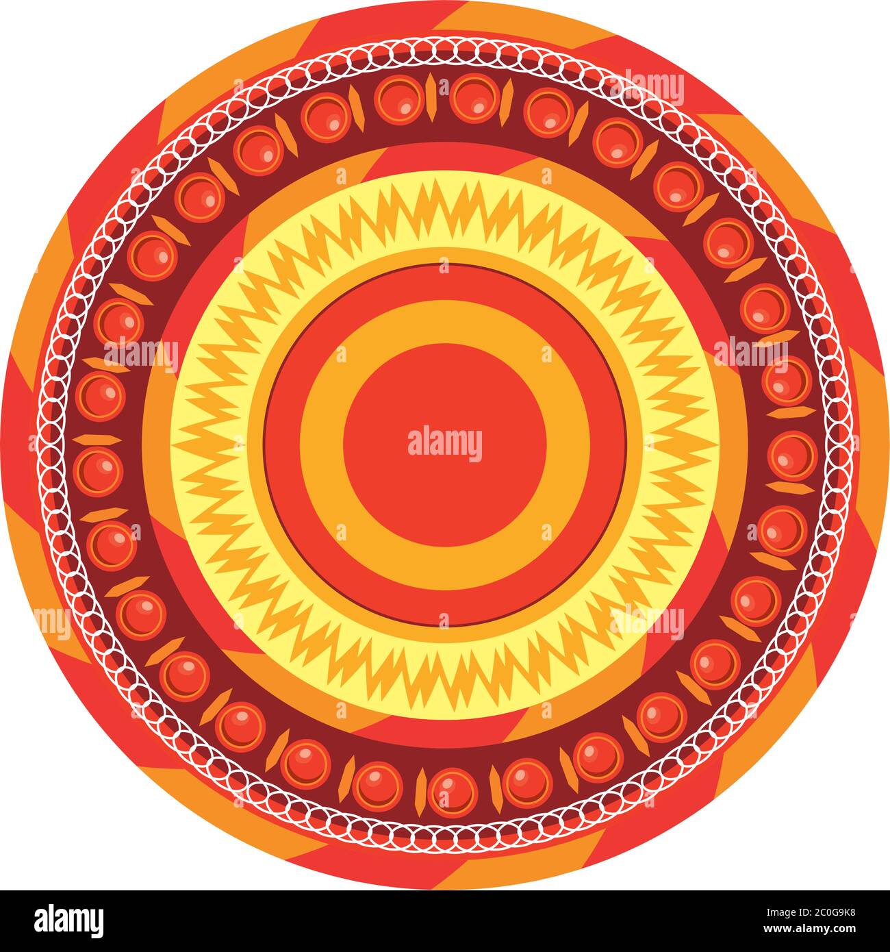 ethnic mandala indu style icon vector illustration design Stock Vector ...