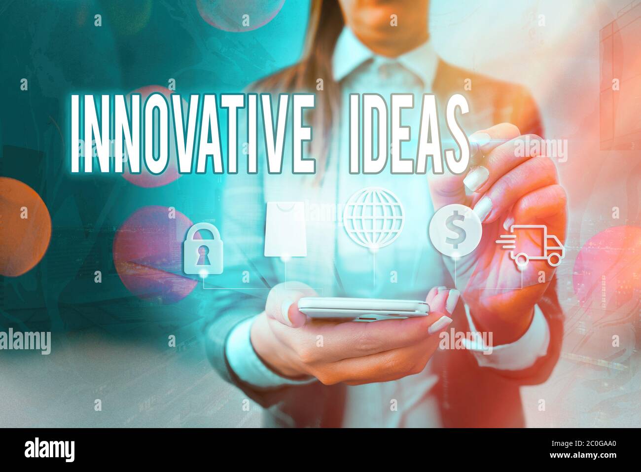 Handwriting text writing Innovative Ideas. Conceptual photo concepts ...