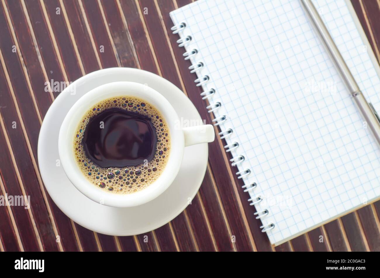 coffee and note Stock Photo - Alamy