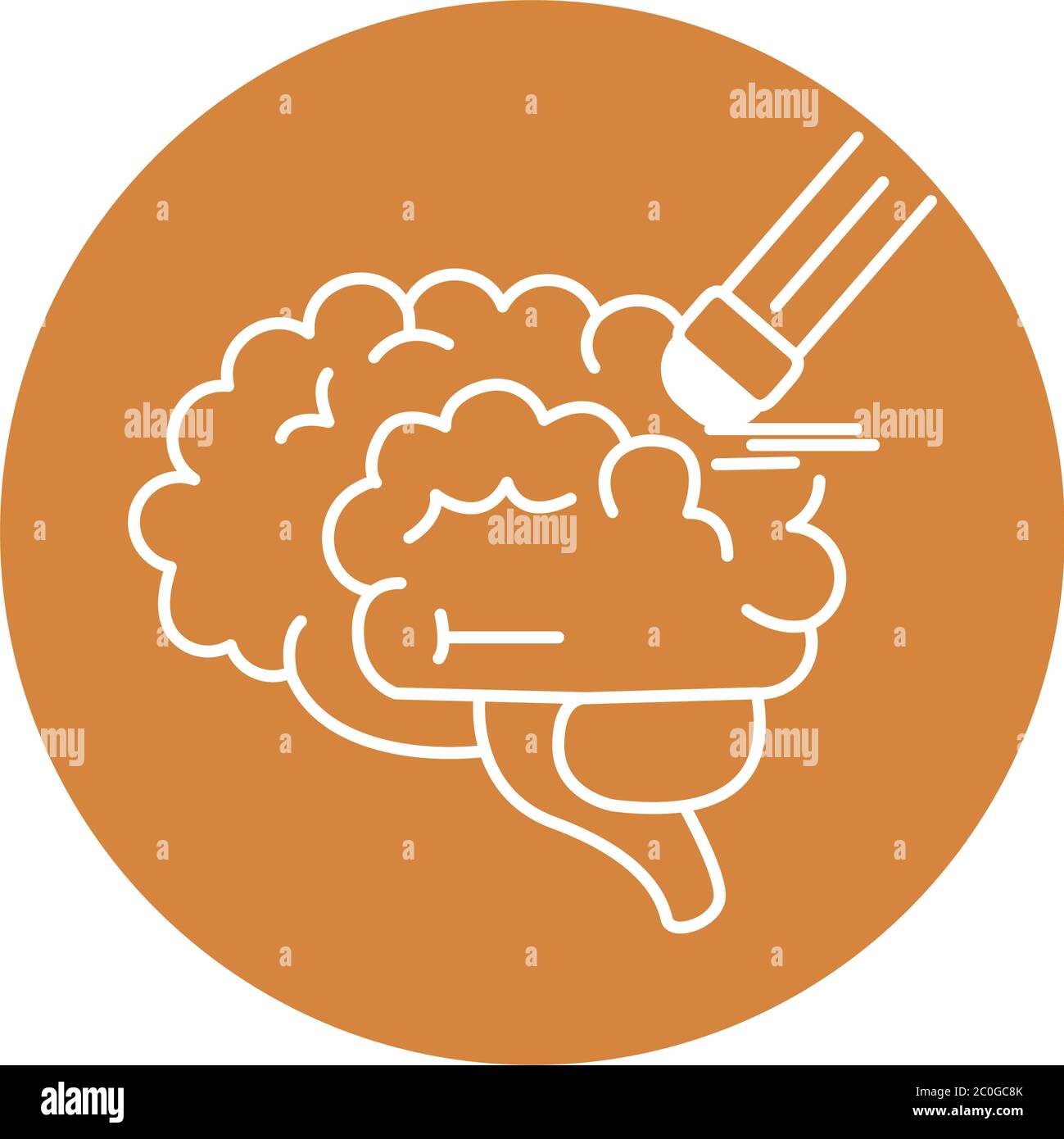 Memory block and brain Stock Vector Images - Alamy