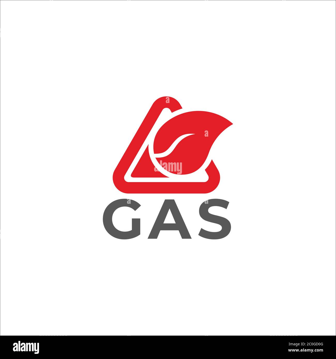triangle gas flame geometric design symbol logo vector Stock Vector ...