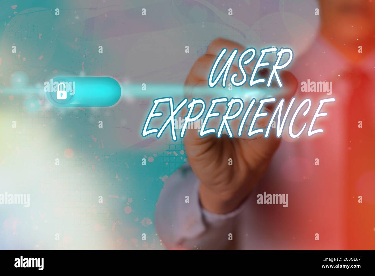 Writing note showing User Experience. Business concept for how an ...