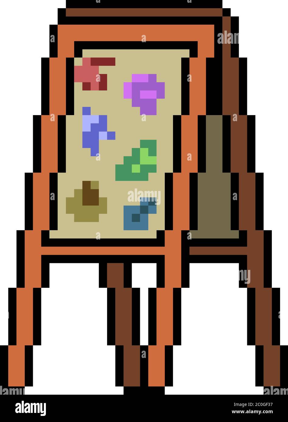 Painting board vector hi-res stock photography and images - Alamy