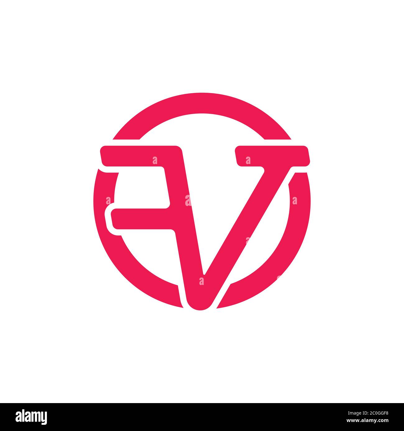 Letter v motion logo design hi-res stock photography and images - Alamy