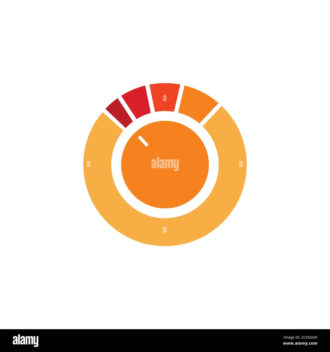 circle geometric control symbol icon vector Stock Vector Image & Art ...