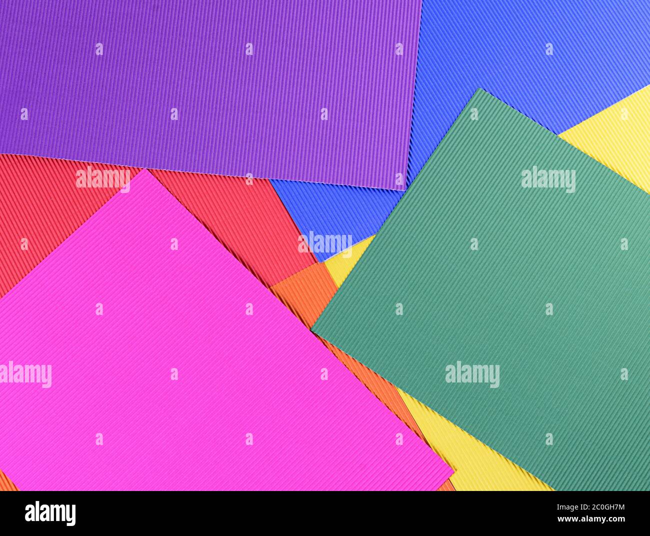 Set of a color crepe paper close up Stock Photo - Alamy