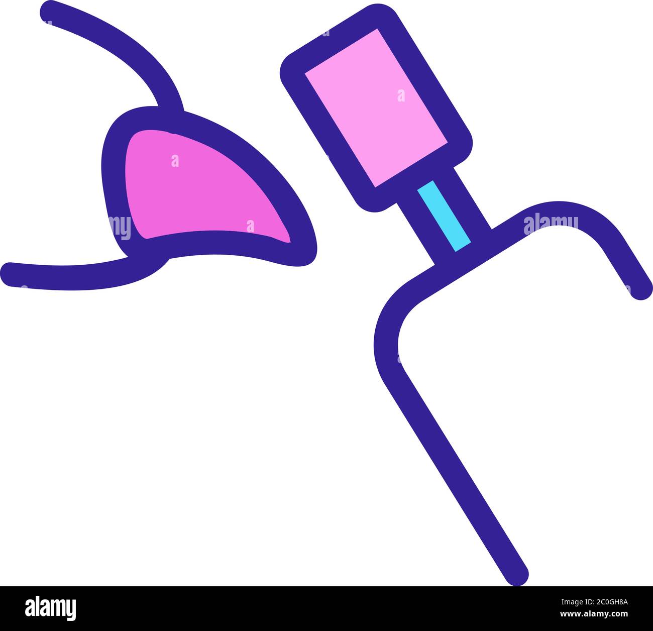 claw sharpening icon vector outline illustration Stock Vector Image ...