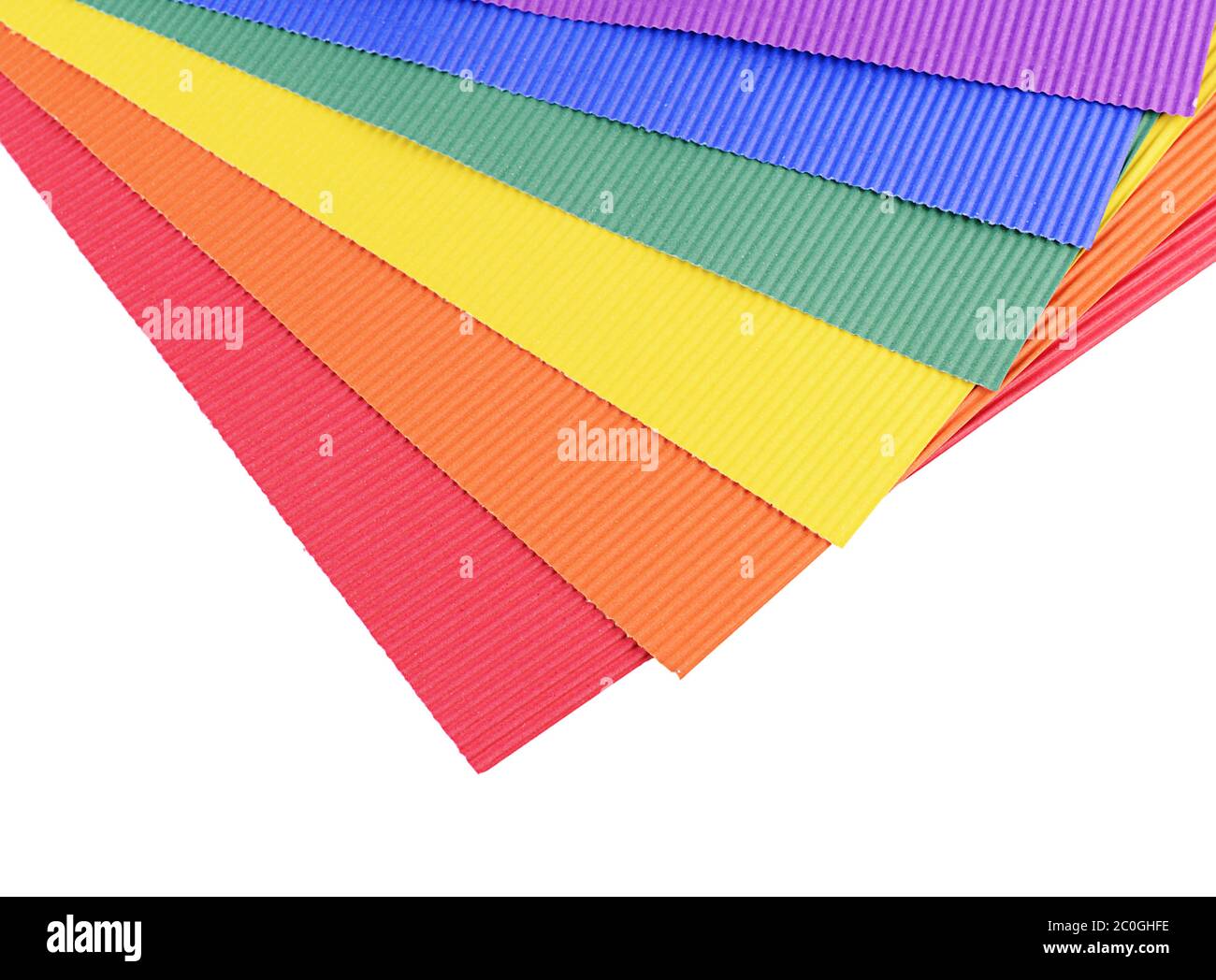 Set of a color crepe paper close up Stock Photo - Alamy