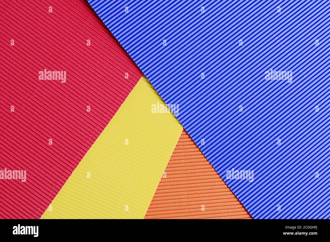 Set of a color crepe paper close up Stock Photo - Alamy