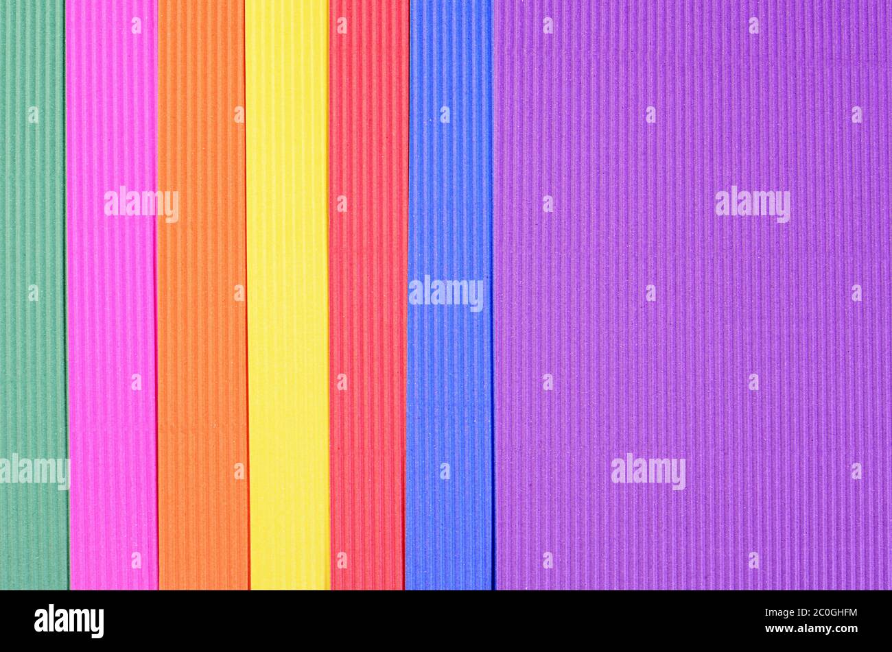 Set of a color crepe paper close up Stock Photo - Alamy