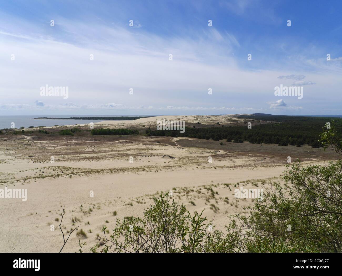 dune at the Curonian Spit Lithuania Stock Photo - Alamy