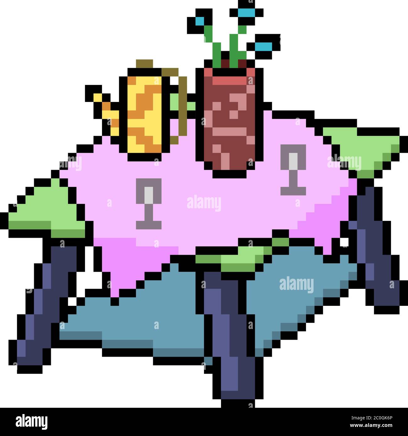 Small tea room Stock Vector Images - Alamy