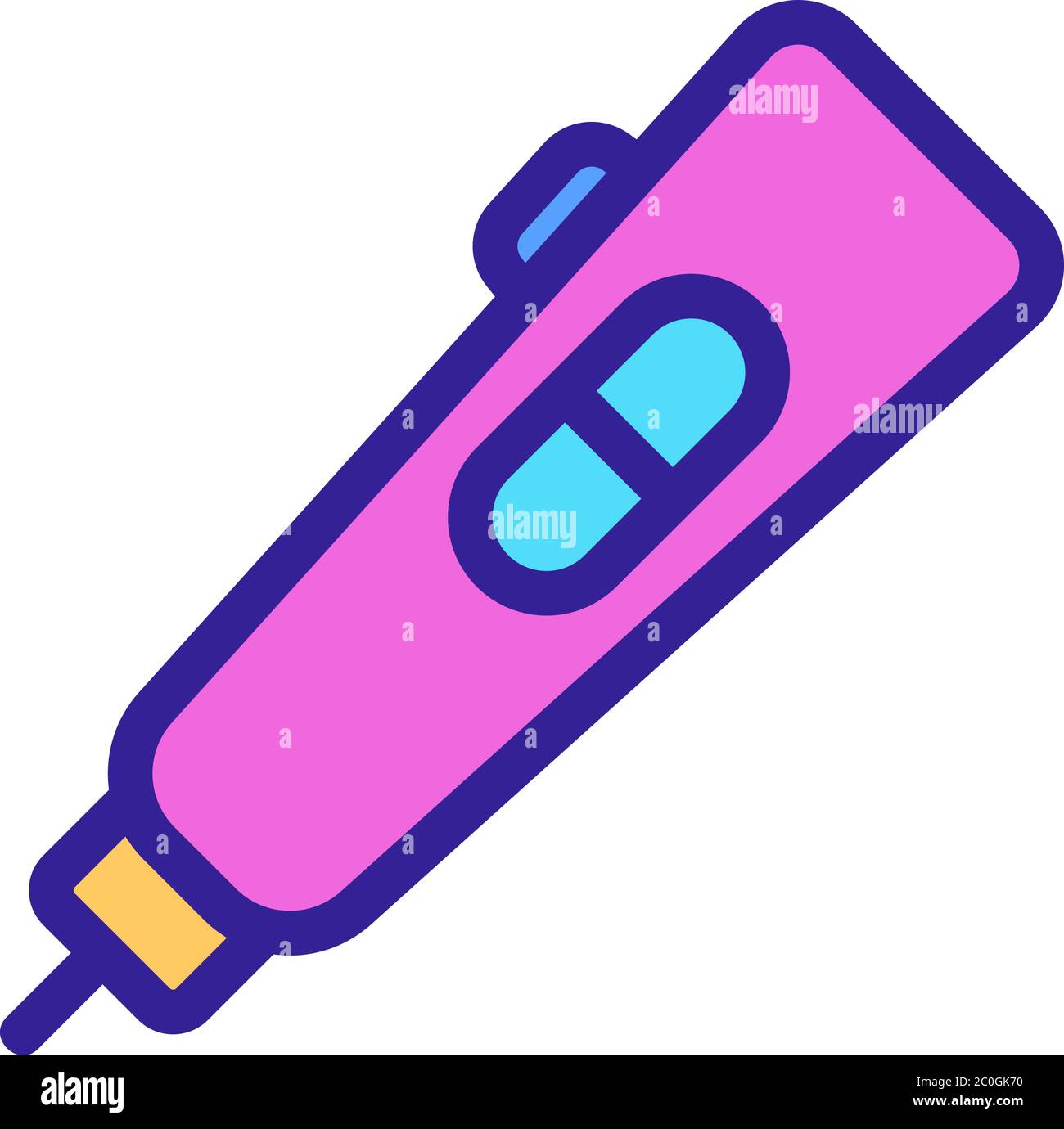 3d pen tool icon vector outline illustration Stock Vector Image & Art ...