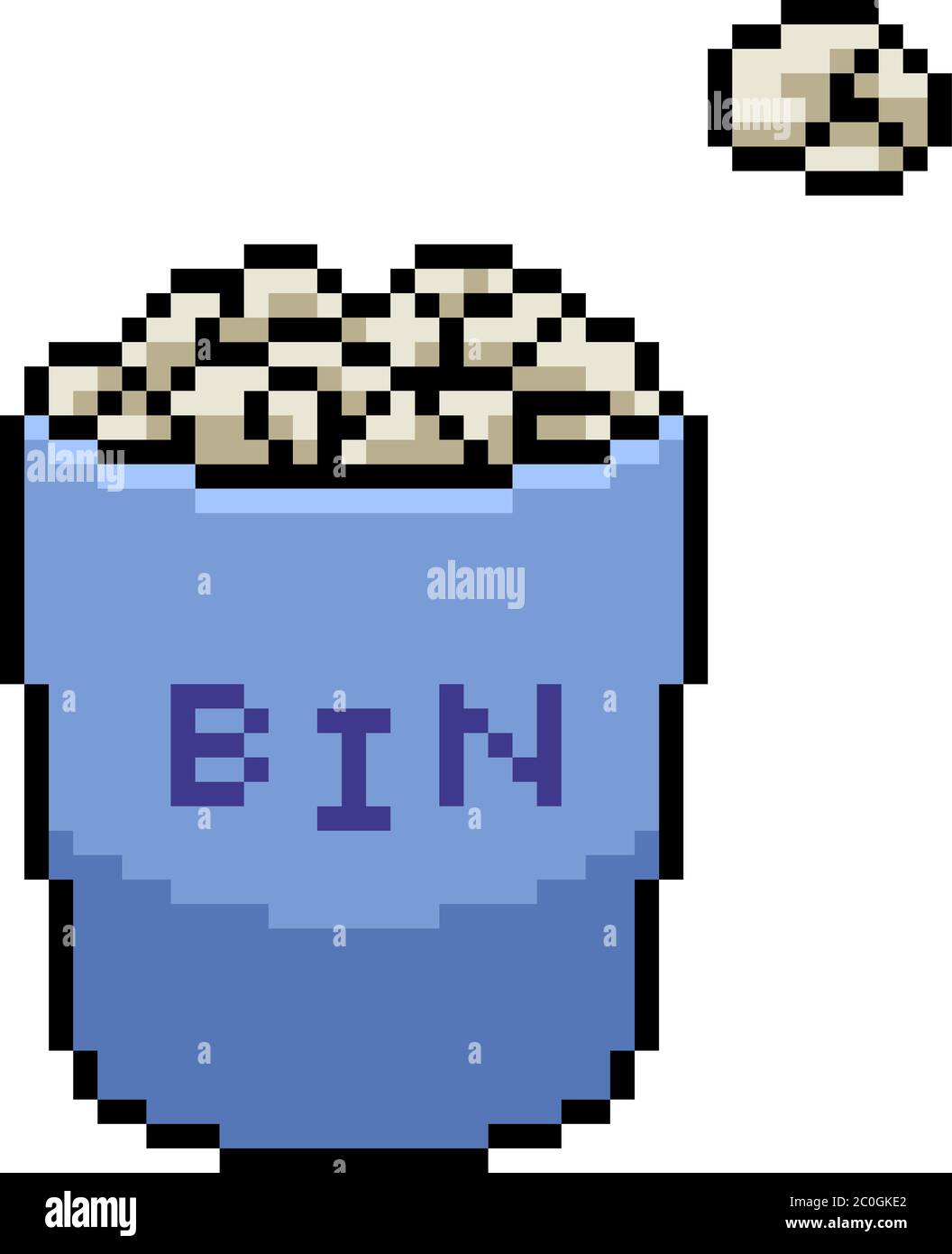 Cartoon bin Stock Vector Images - Alamy