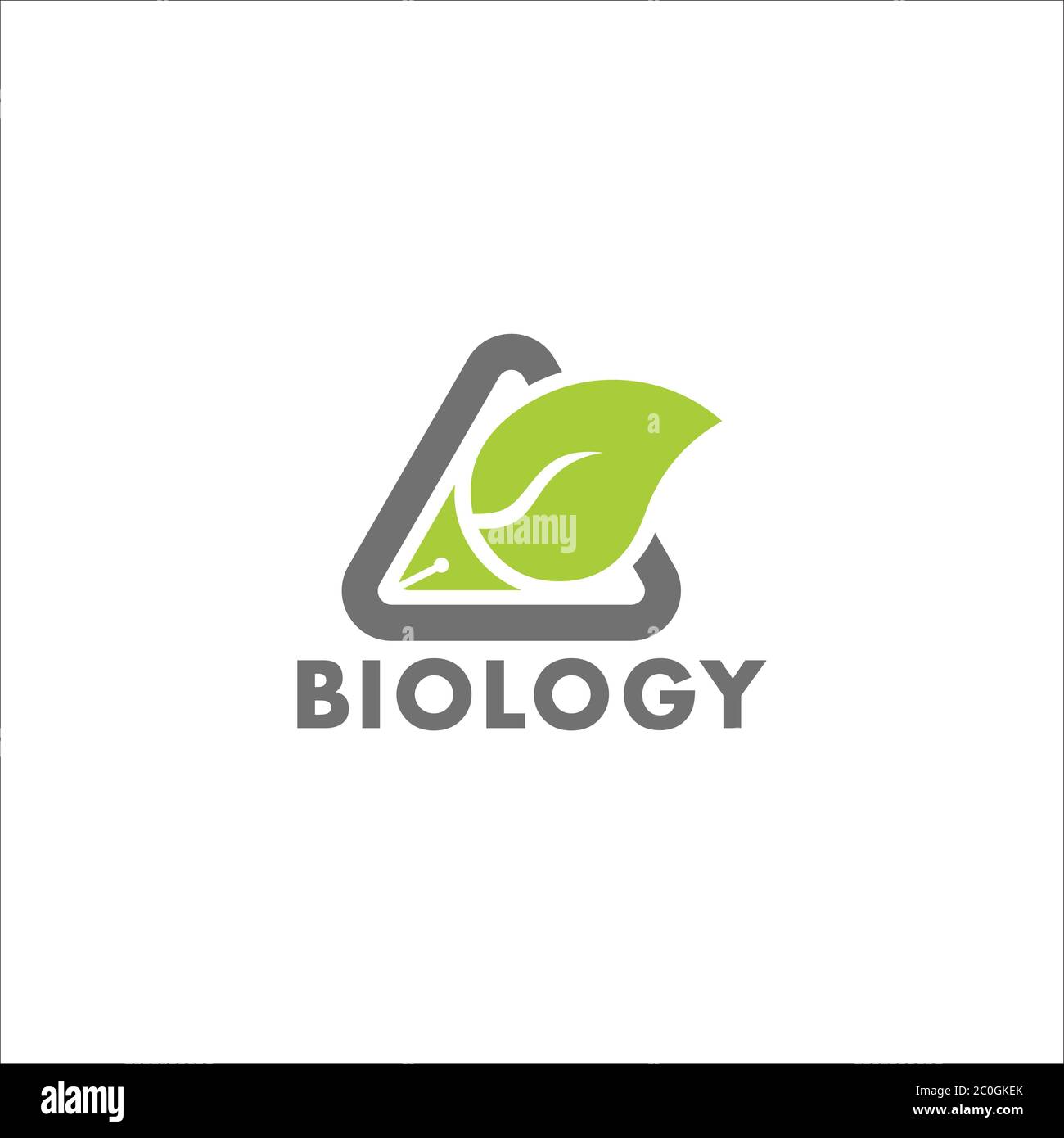 leaf pen biology course education symbol logo vector Stock Vector Image ...