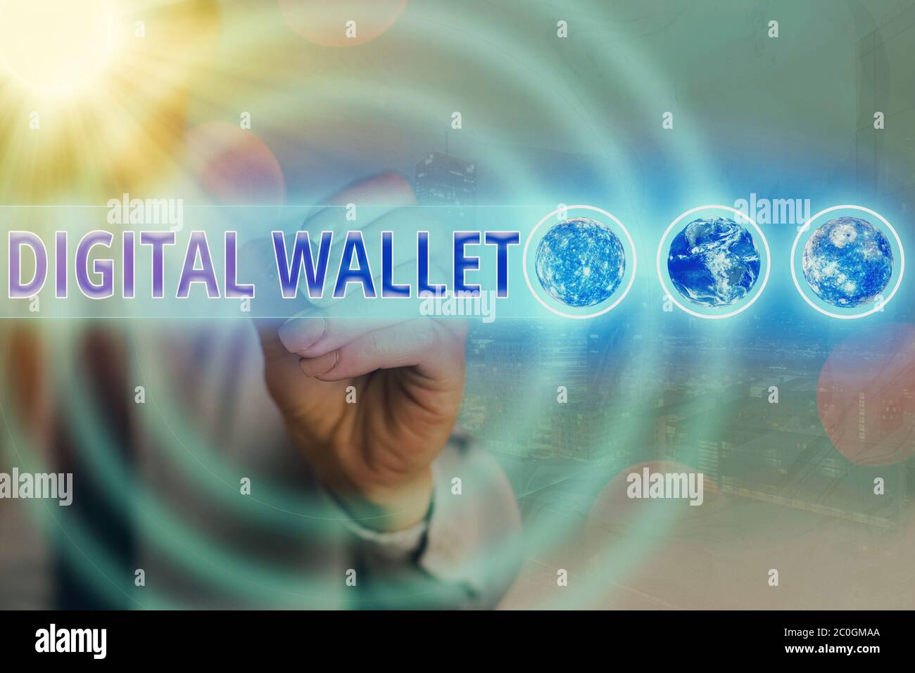 Word writing text Digital Wallet. Business photo showcasing a financial ... Word writing text Digital Wallet. Business photo showcasing a financial ...