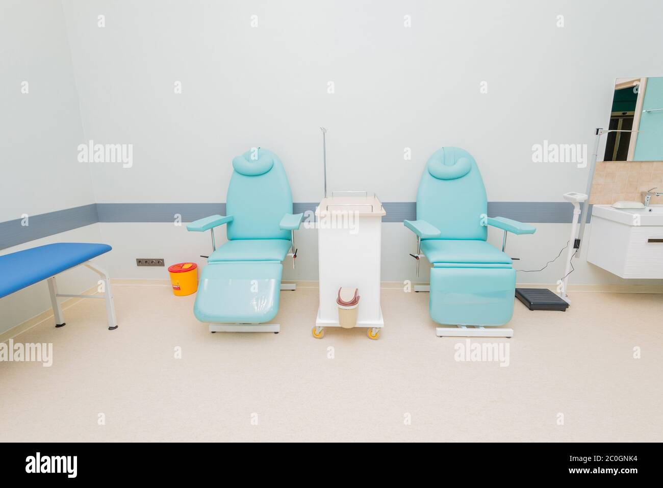 Blood donor room in the hospital Stock Photo - Alamy