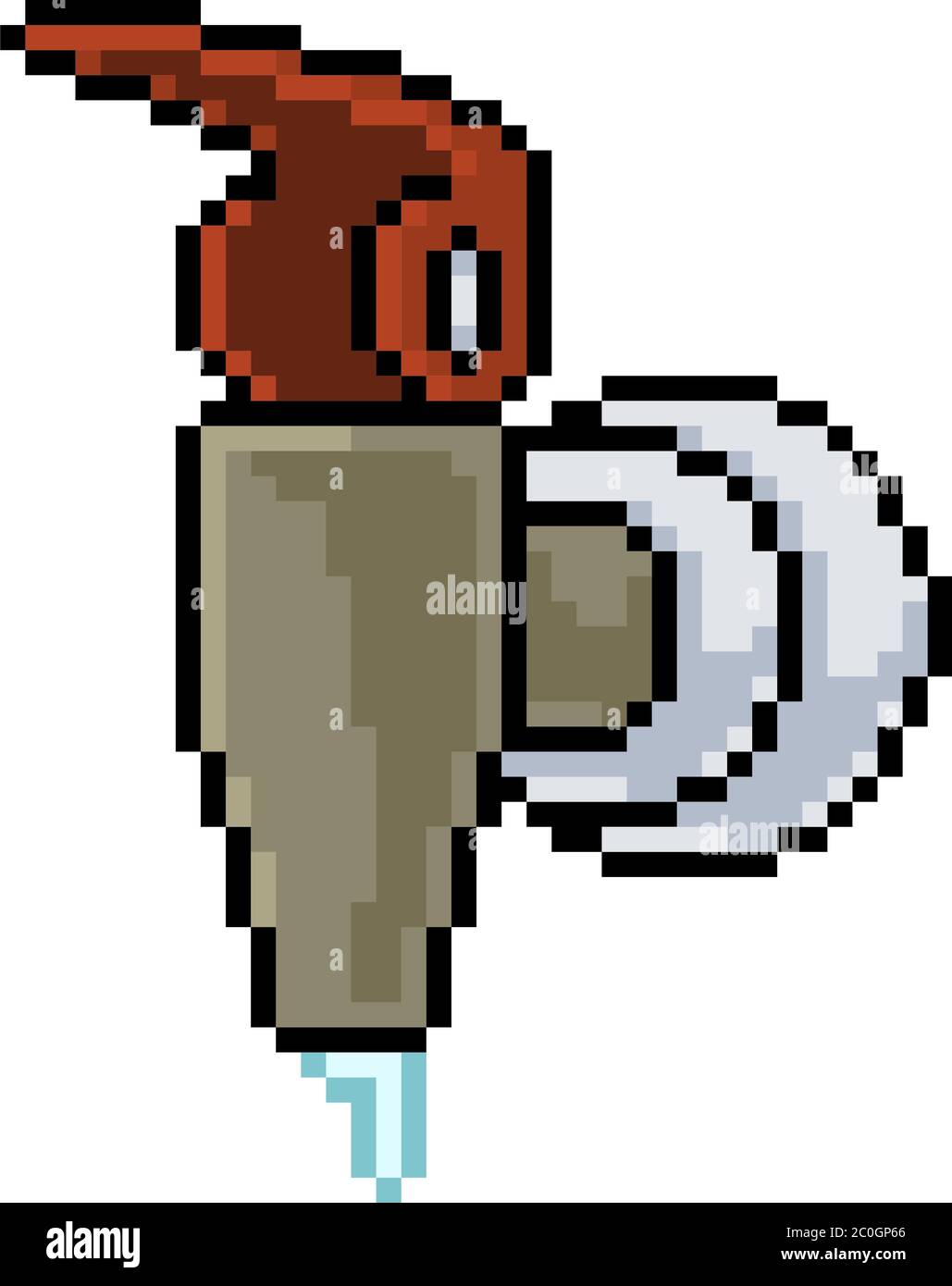 vector pixel art tab close isolated cartoon Stock Vector Image & Art ...