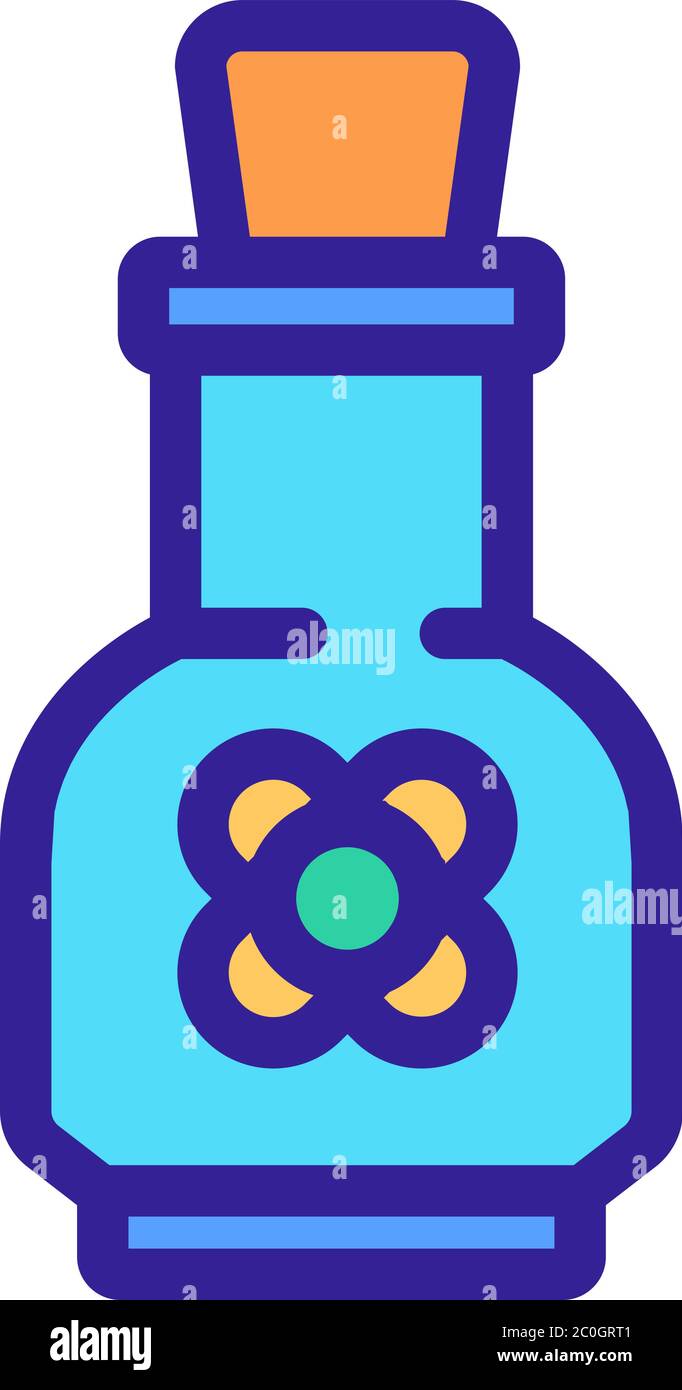 canola elixir bottle icon vector outline illustration Stock Vector ...