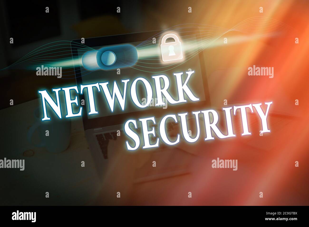 Writing Note Showing Network Security Business Concept For Practice Of Securing A Computer Web