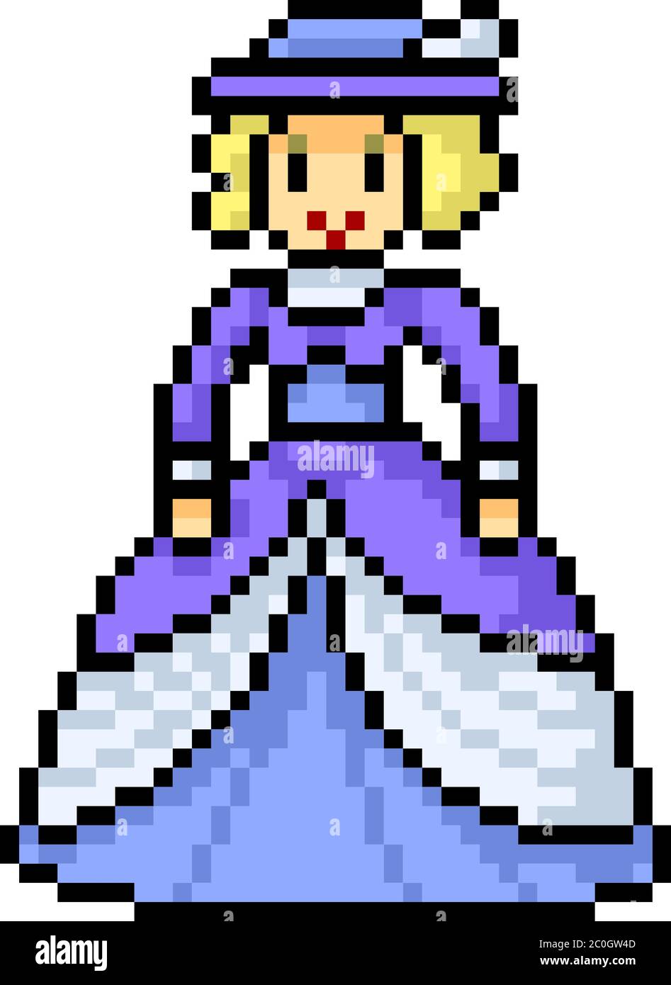 Girl princess fancy dress Stock Vector Images - Alamy