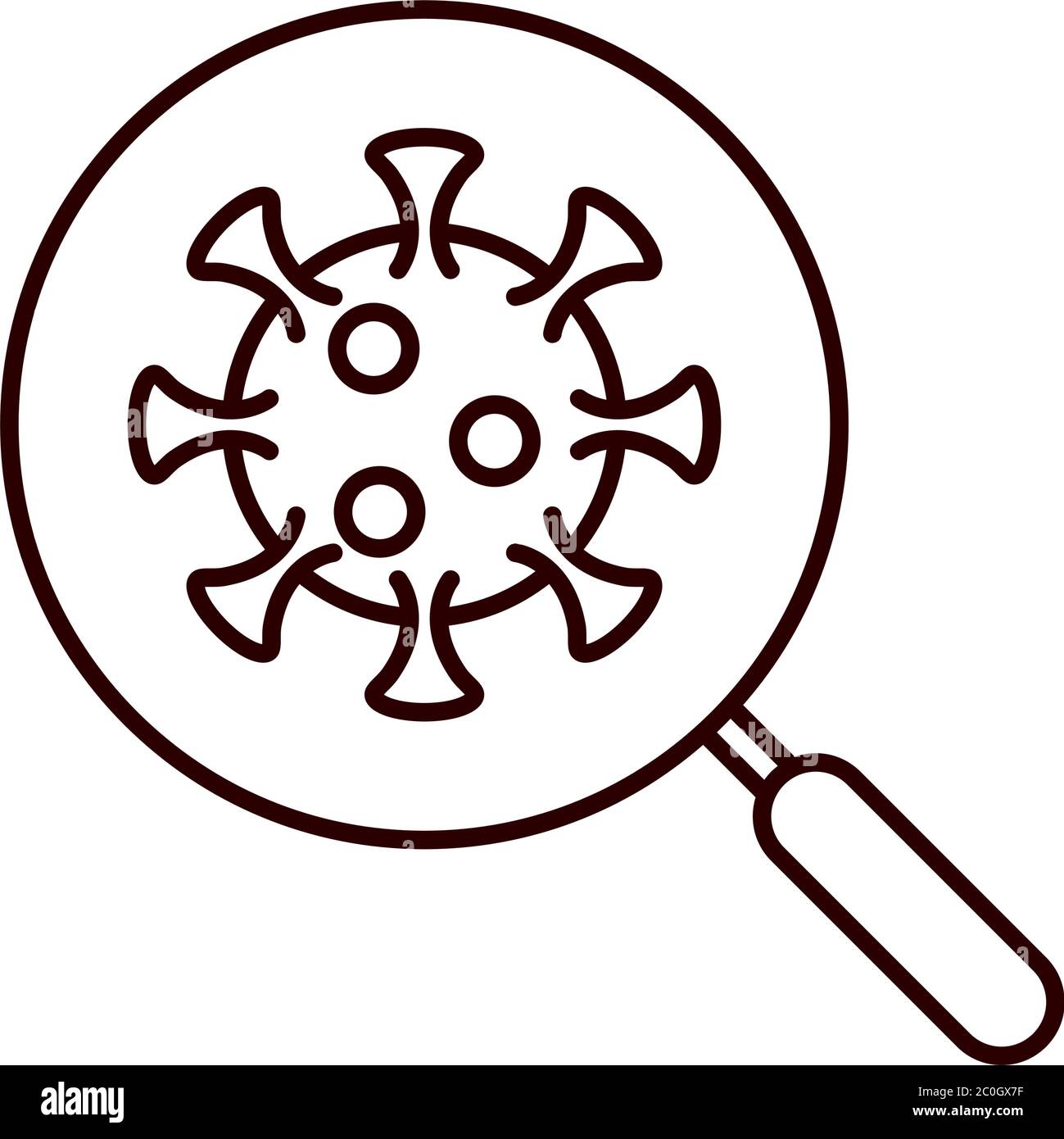 covid 19 coronavirus prevention, virus pathogen magnifier analysis ...