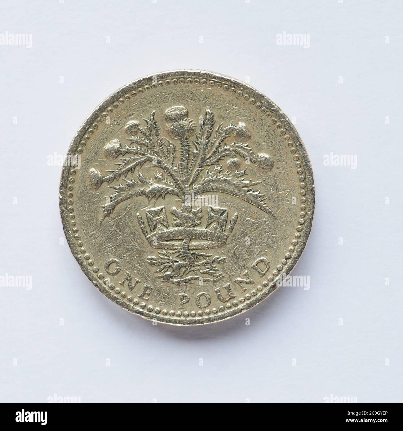 UK 1 Pound coin Stock Photo - Alamy
