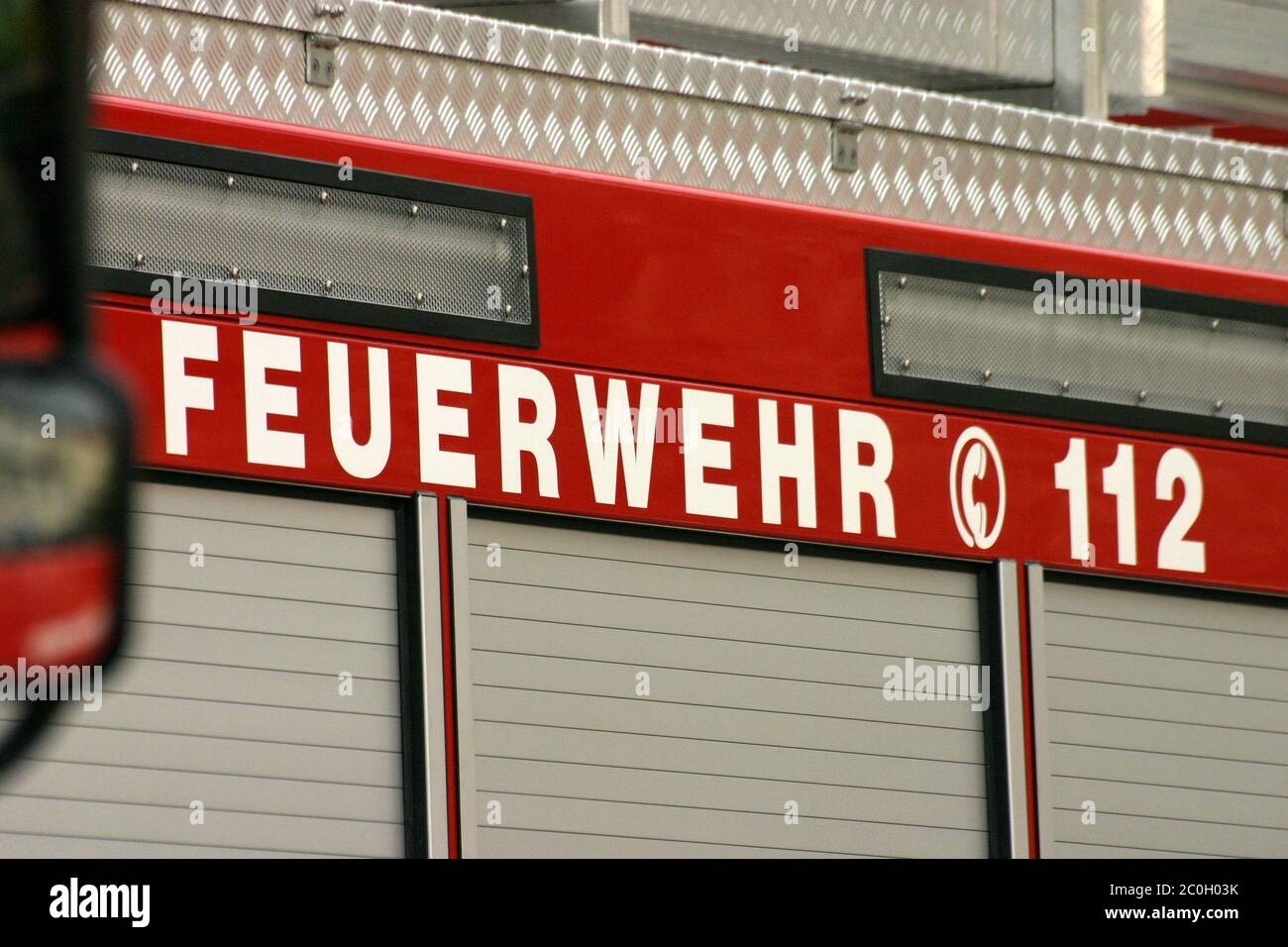 Fire brigade emergency call 112 Stock Photo - Alamy