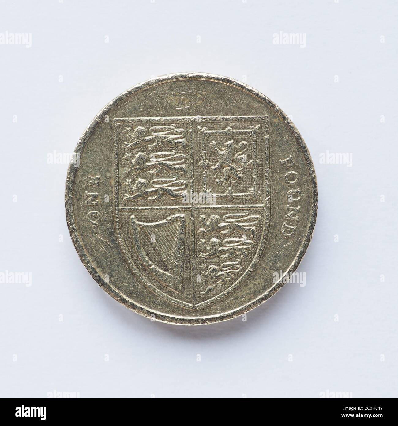 UK 1 Pound coin Stock Photo - Alamy