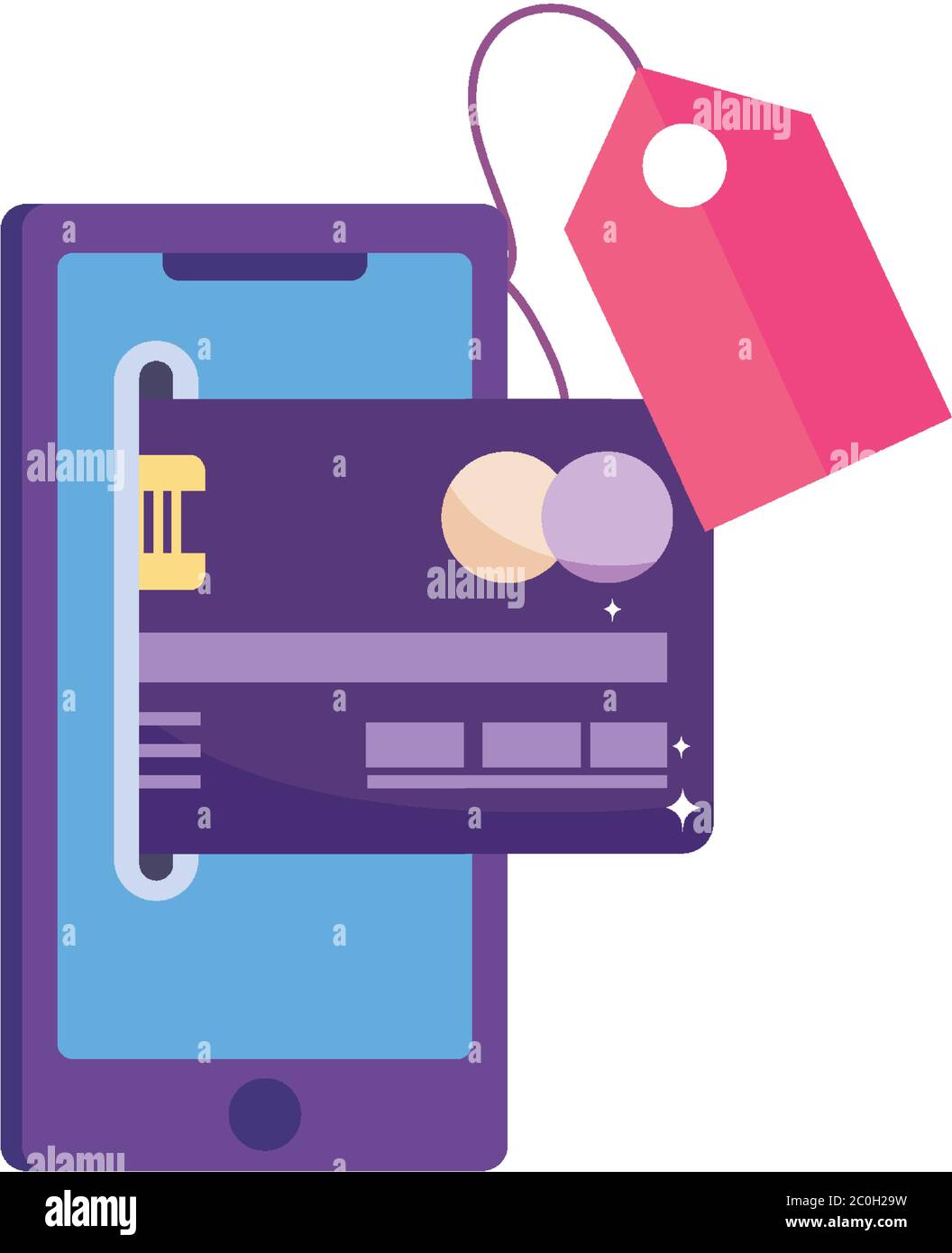 online payment, smartphone bank card credit tag price, ecommerce market ...