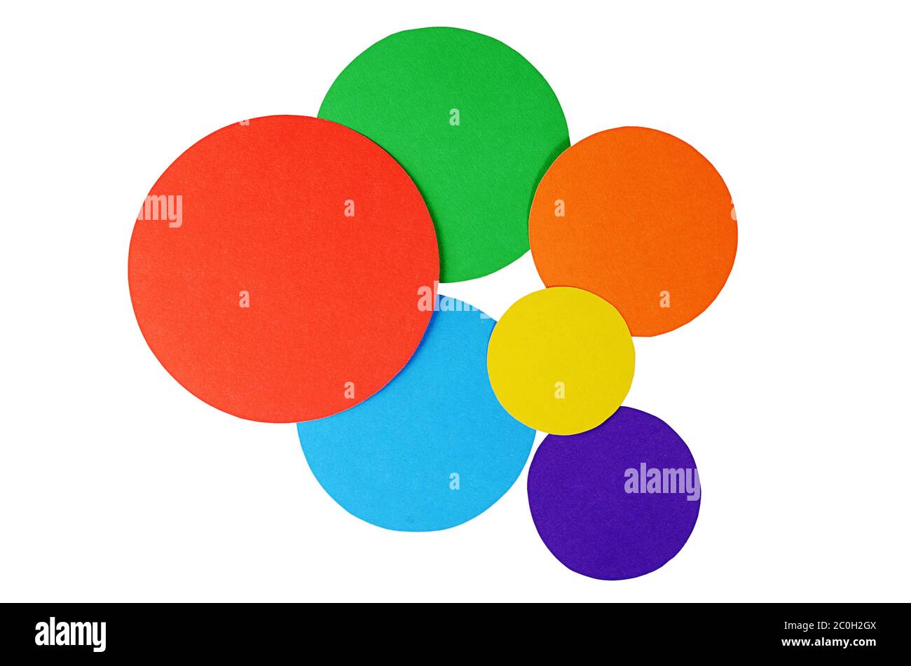 Blank blue card circles hi-res stock photography and images - Alamy