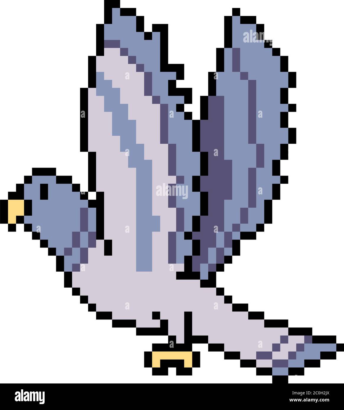 Bird Pixel Art Easy