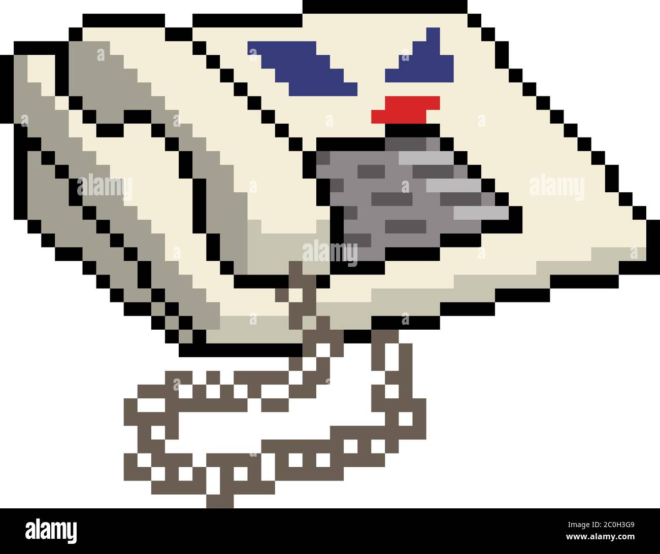 Vector pixel art old hi-res stock photography and images - Alamy