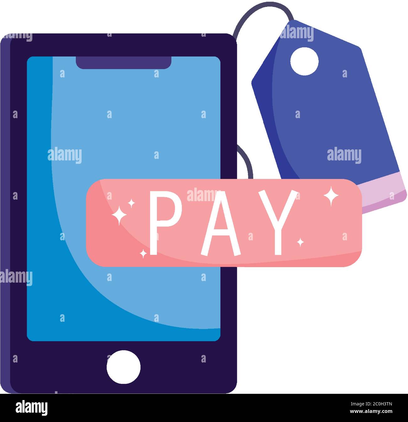 online payment, smartphone tag price, ecommerce market shopping, mobile ...