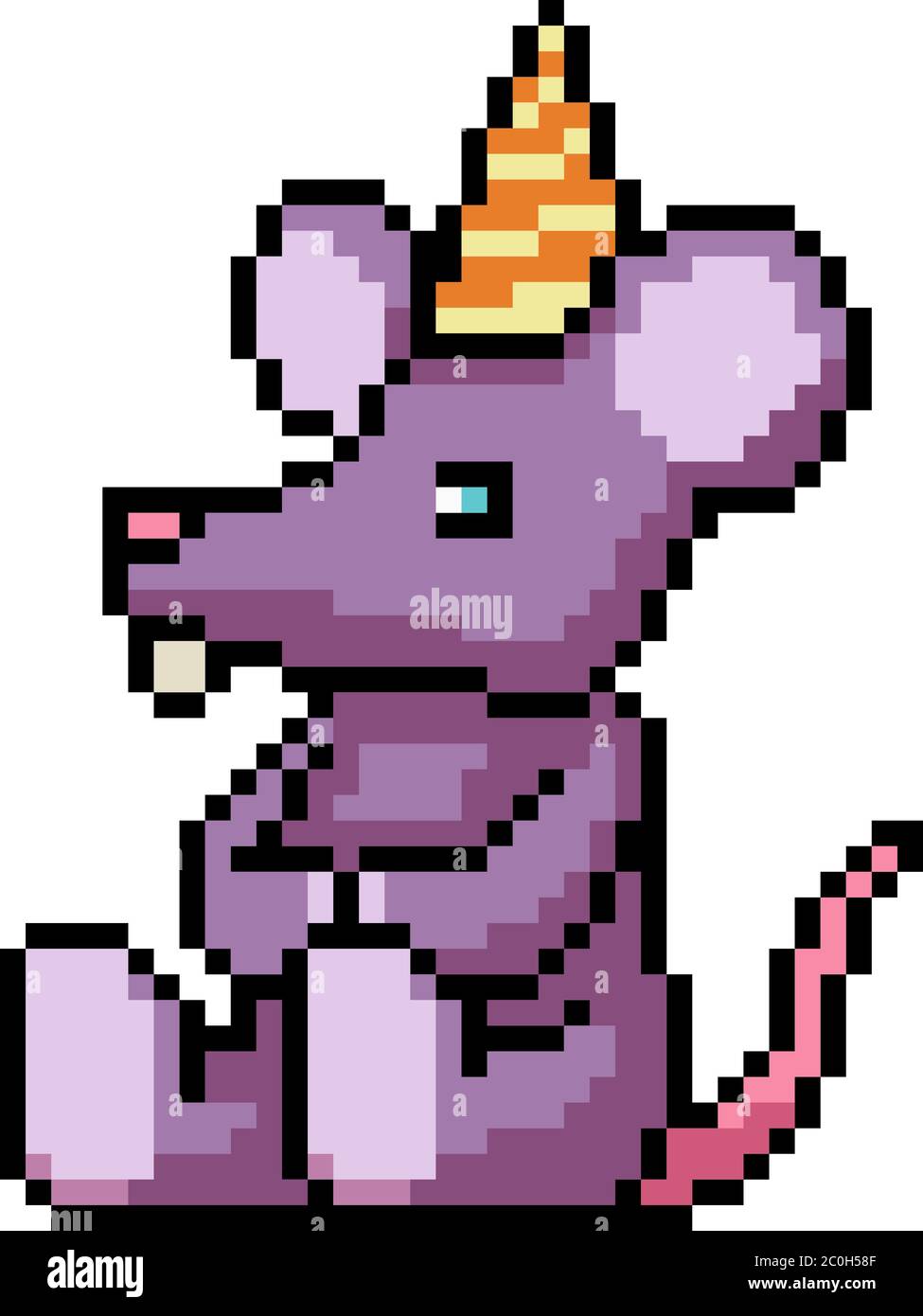 Pixel mouse Stock Vector Images - Alamy