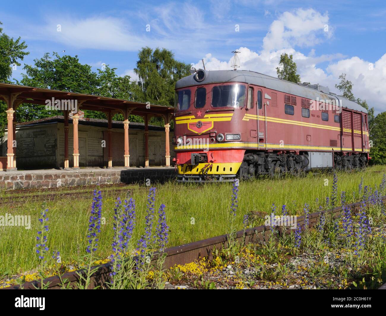 Haapsalu Railway Station, Estonia Stock Photo - Alamy