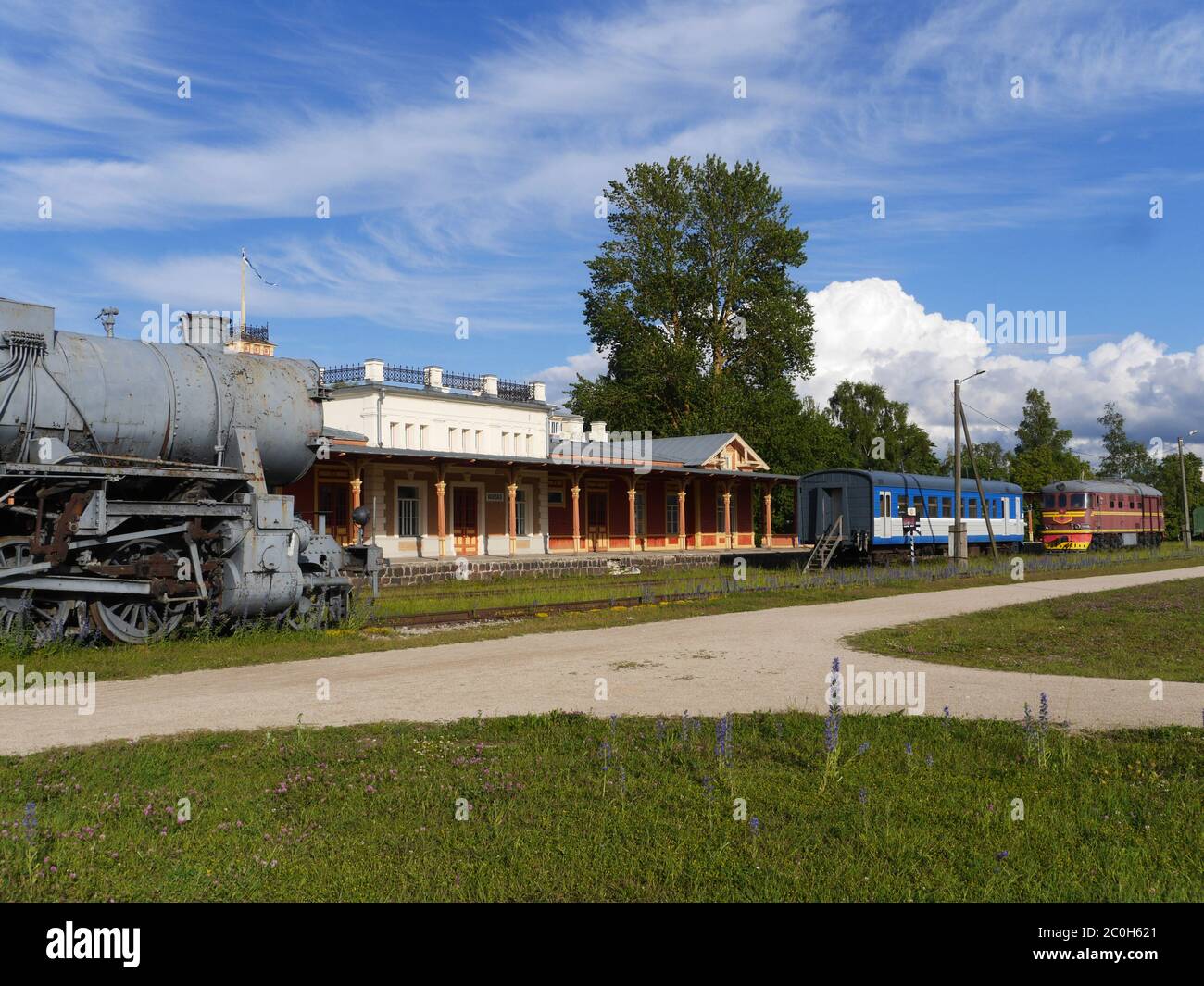 Haapsalu Railway Station, Estonia Stock Photo - Alamy