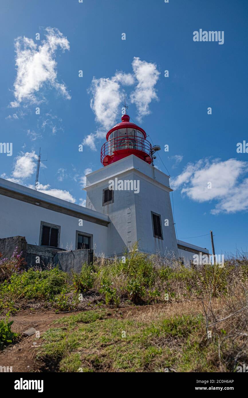 Lighthouse at Ponta do Pargo - Madeira Island Stock Photo - Alamy