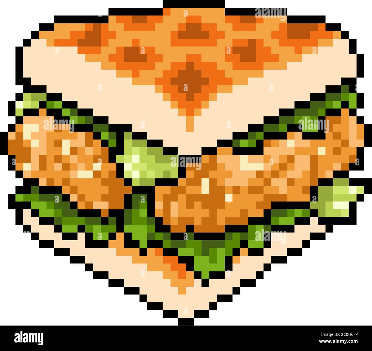 Isolated chicken sandwich not ham Stock Vector Images - Alamy
