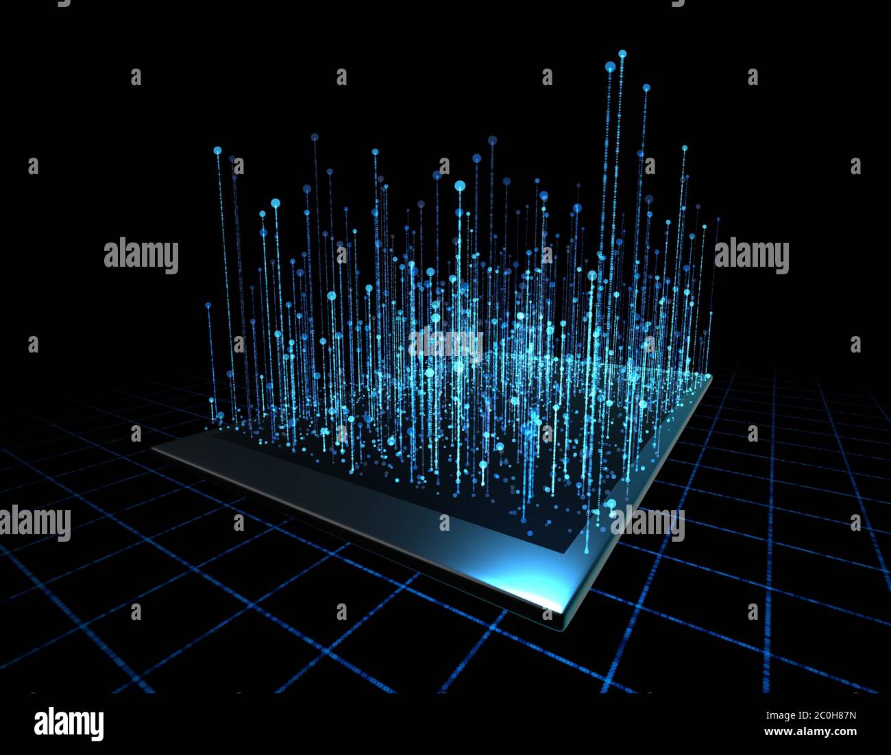 Computer network data communication, electronic technology Stock Photo ...