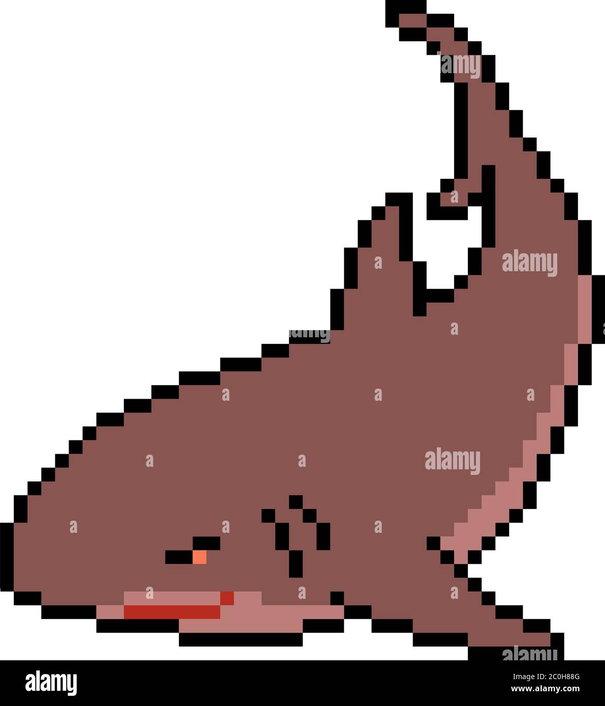 Shark pixel Stock Vector Images - Alamy