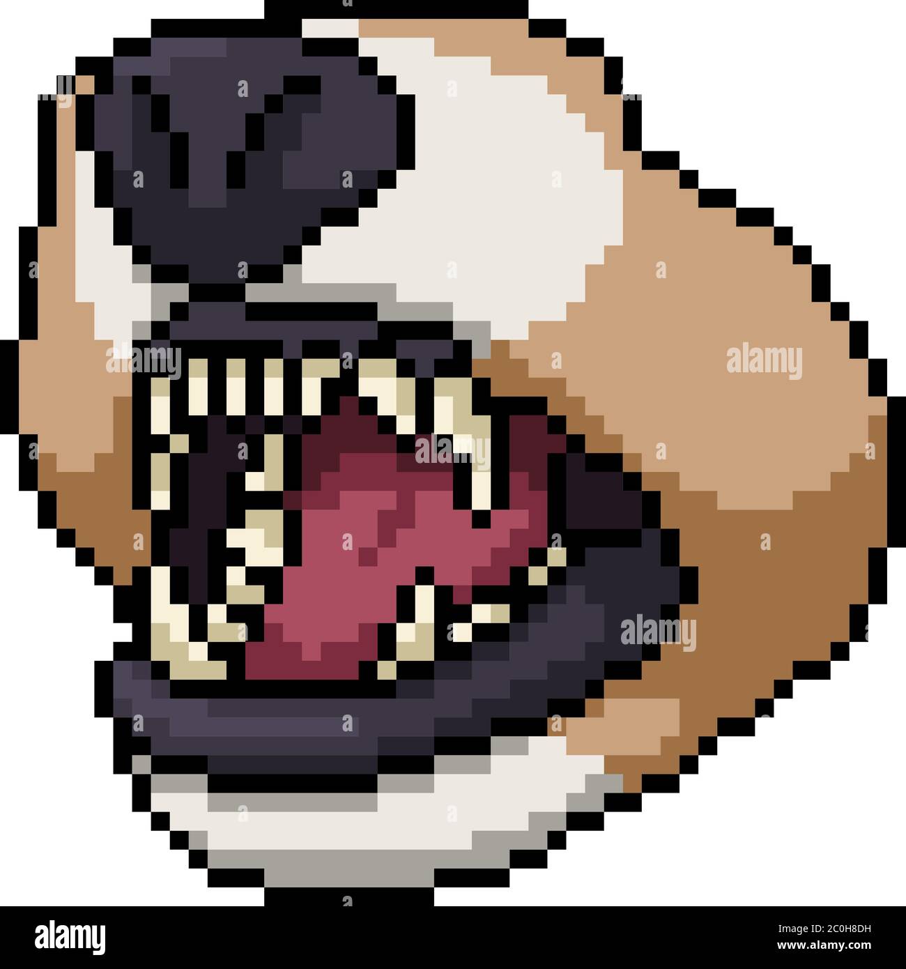 Dog angry bite Stock Vector Images - Alamy