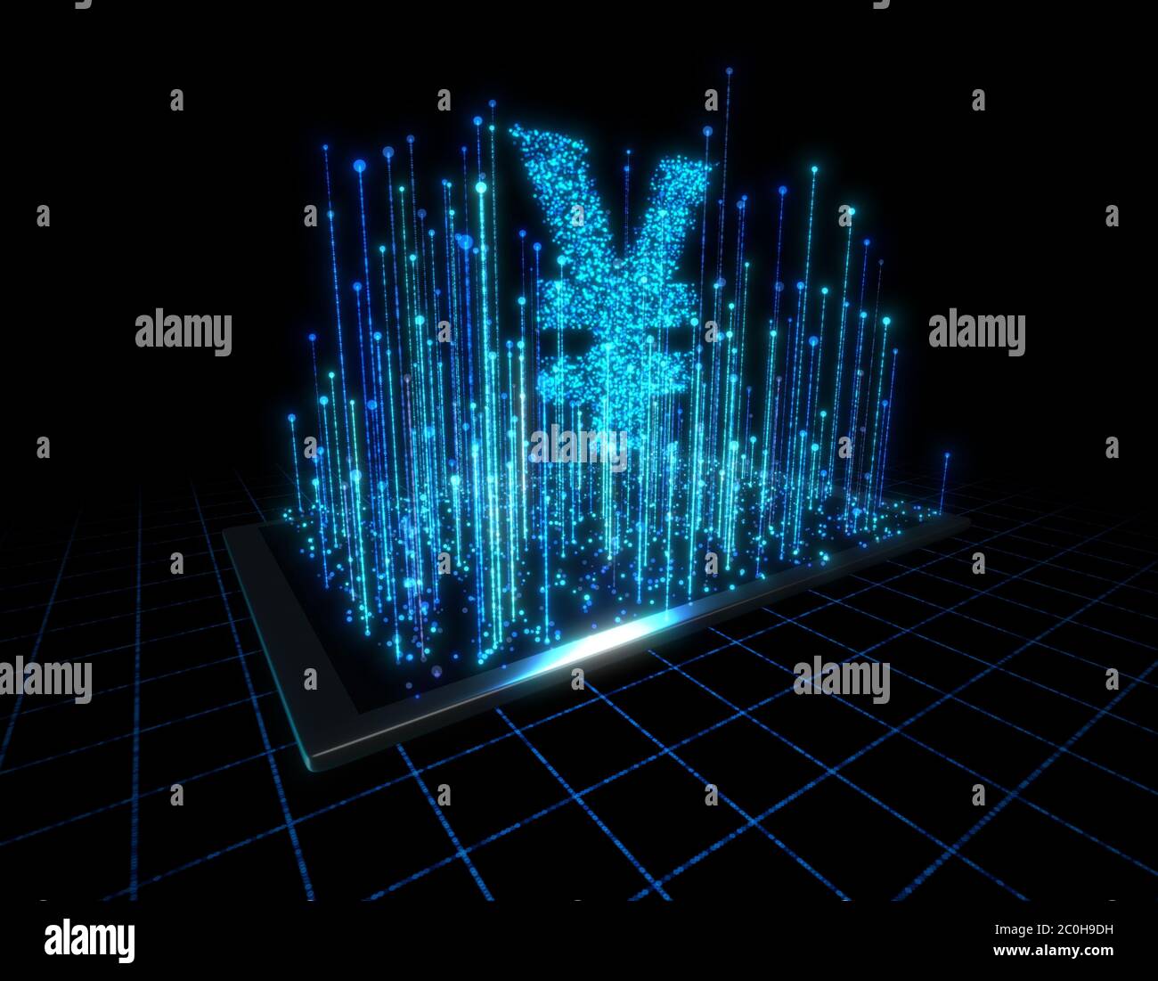 Computer data, electronic technology, RMB Stock Photo - Alamy