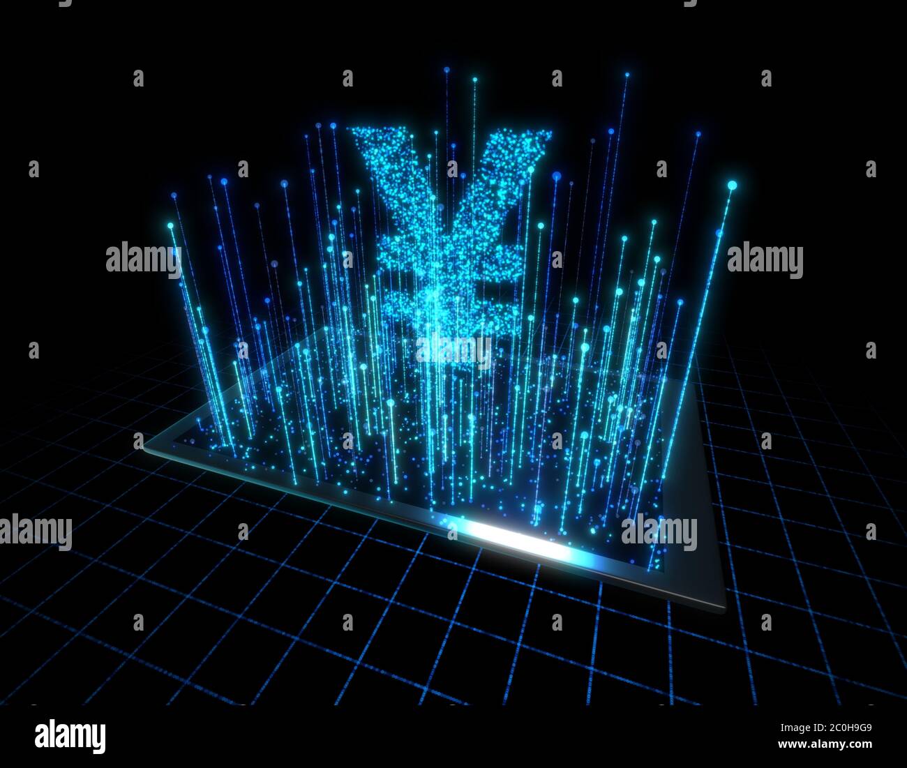 Computer data, electronic technology, RMB Stock Photo - Alamy
