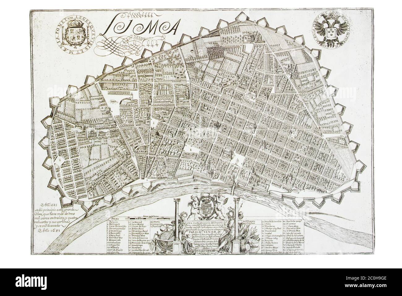 Lima City Map High Resolution Stock Photography and Images - Alamy