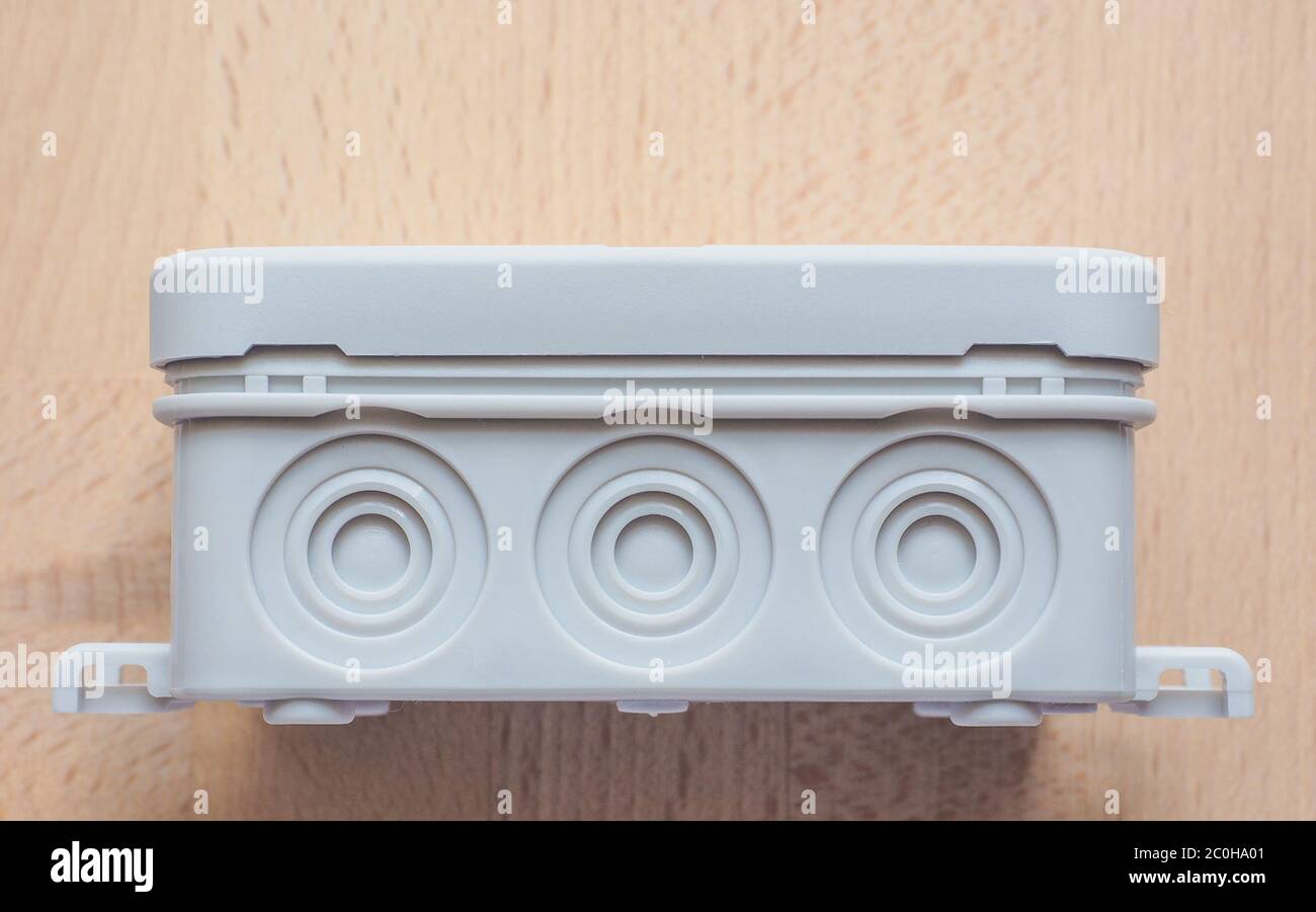 Gray junction box hi-res stock photography and images - Alamy