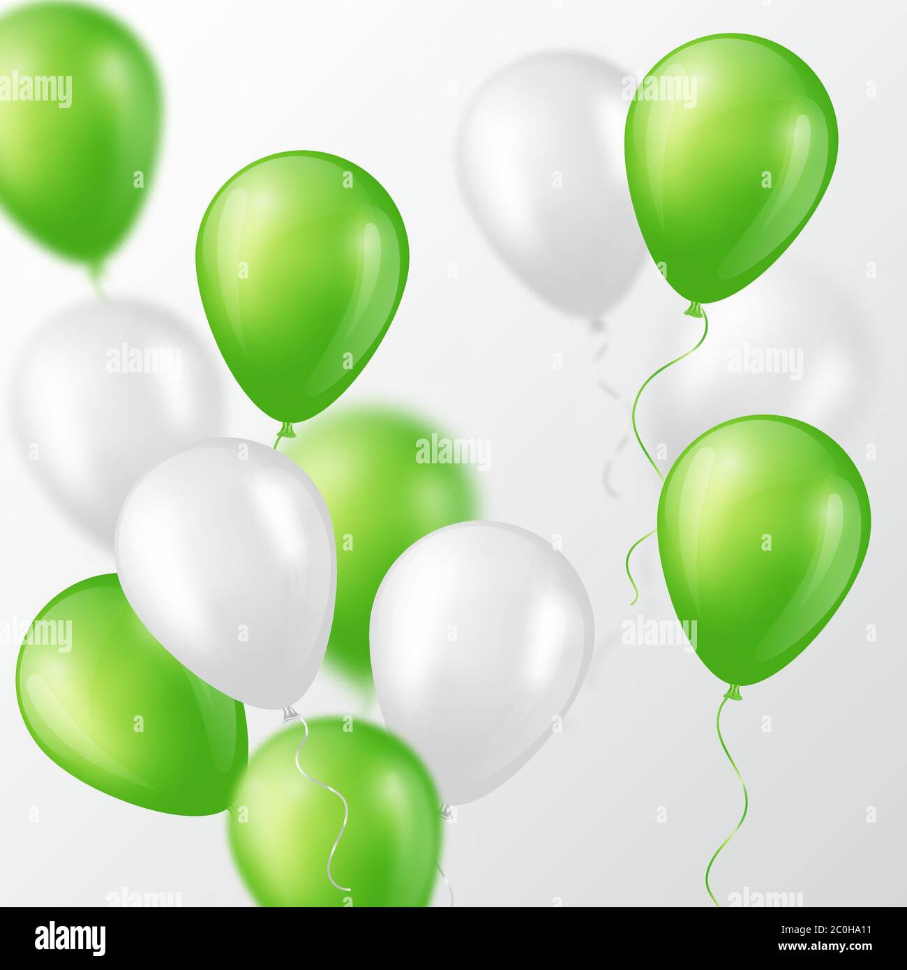 Abstract background realistic balloons Stock Vector Images - Alamy