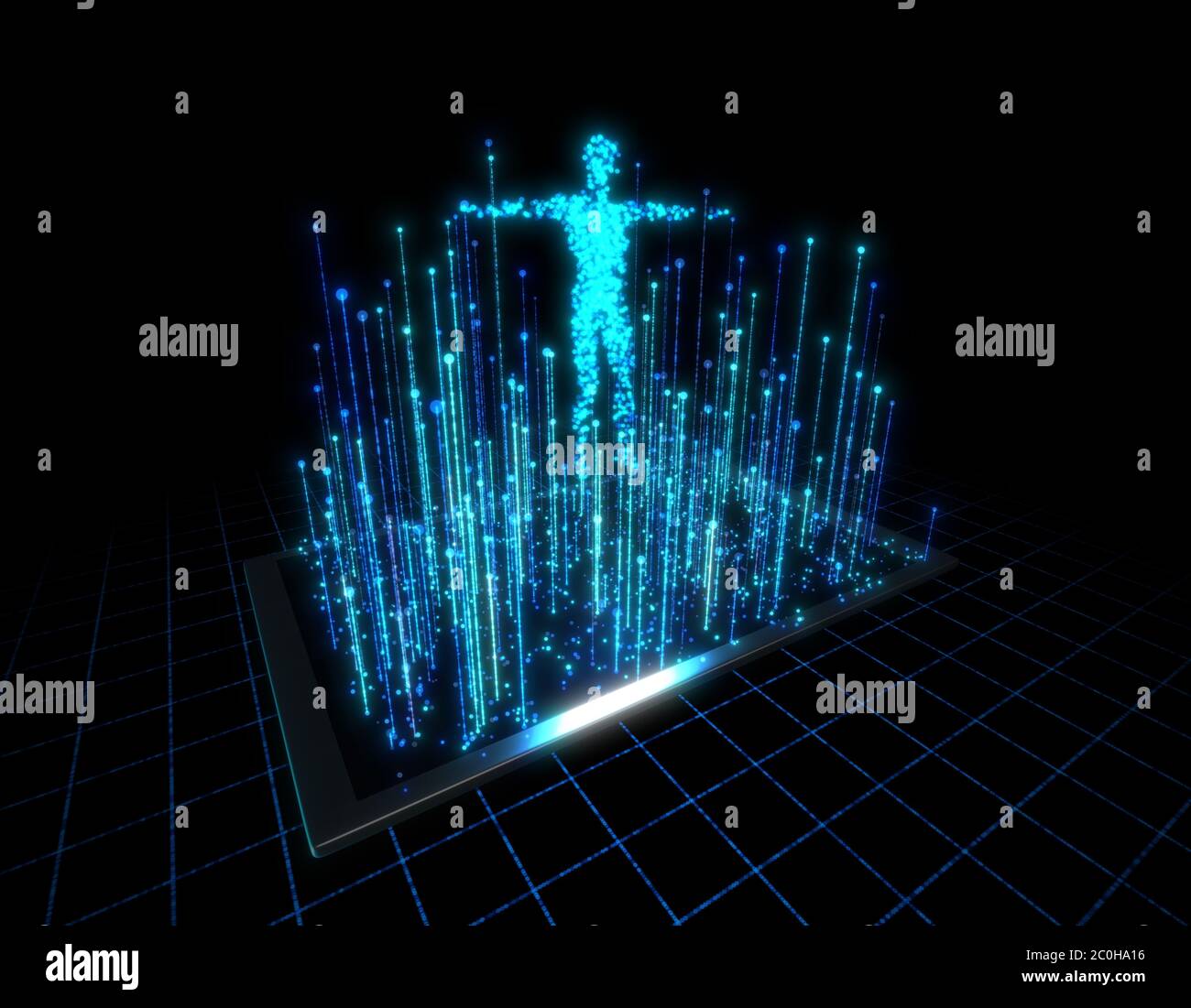 Computer data, electronic technology, artificial intelligence Stock ...